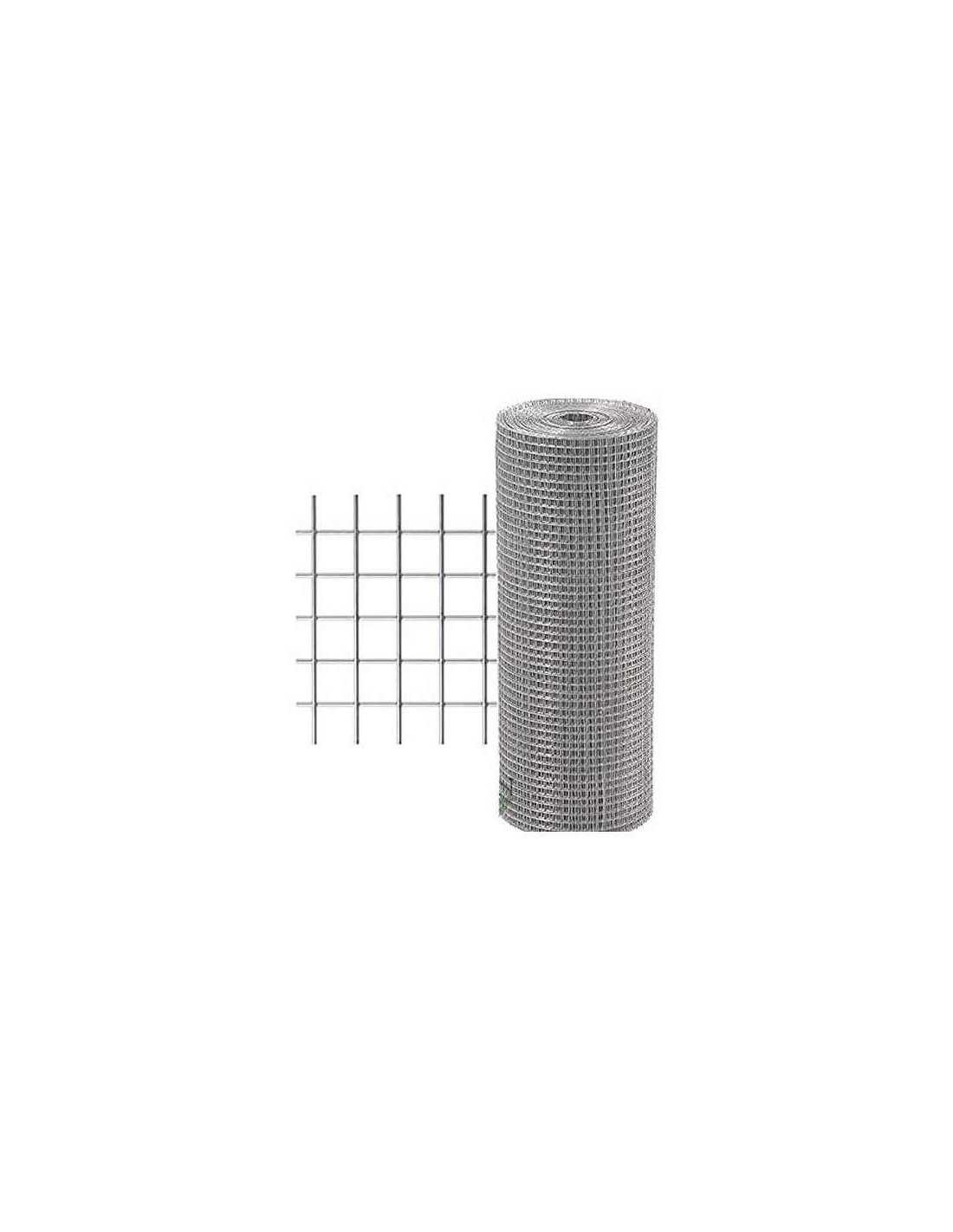 Malla electrosoldada galvanizada en rollos de 25 metros