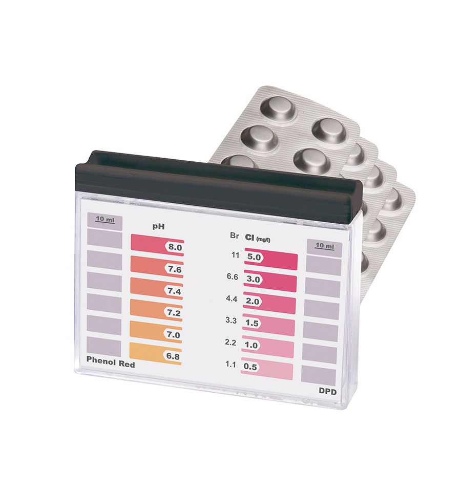 PQS Test Kit DPD Cl/Br 2 probetas